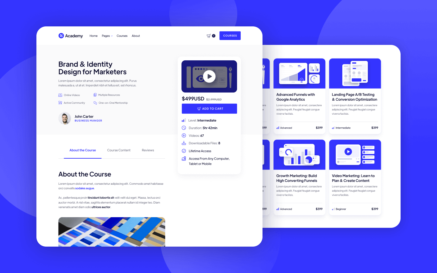 Academy - School HTML5 Responsive Website Template